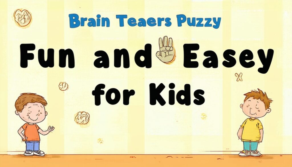 Fun and Easy Riddles for Kids: Brain Teasers and Puzzles for Children ...